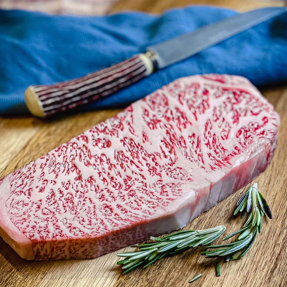 Chilled Wagyu M9+ Striploin – Steak King