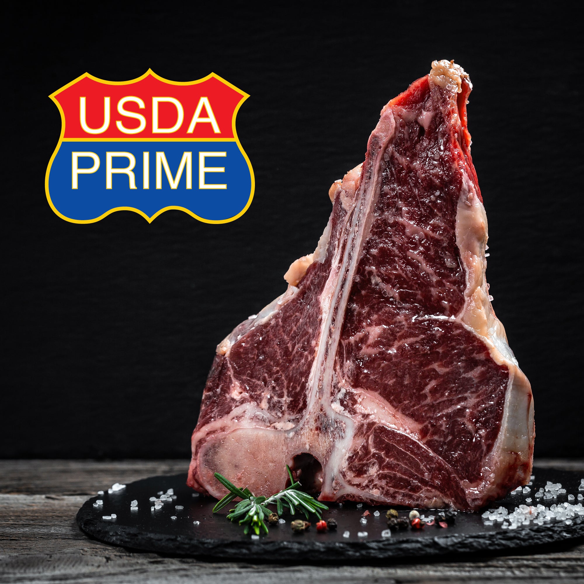Frozen Dry Aged 45 Days USDA Prime T-Bone 1kg – Steak King