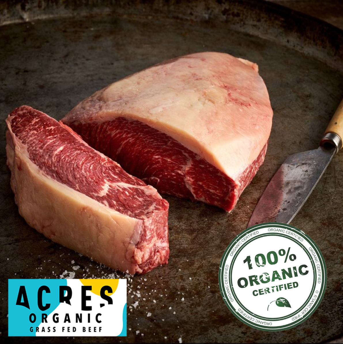 Chilled Organic Grass Fed Angus Rump Cap 1.2kg – Steak King
