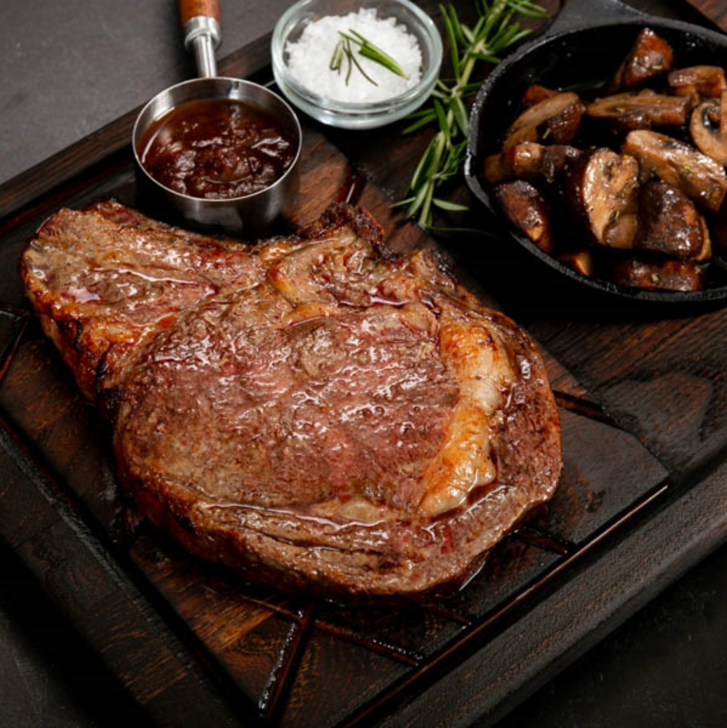 Dry Aged 35 Days Wagyu M6-7 Bone-In Ribeye 800g. – Steak King