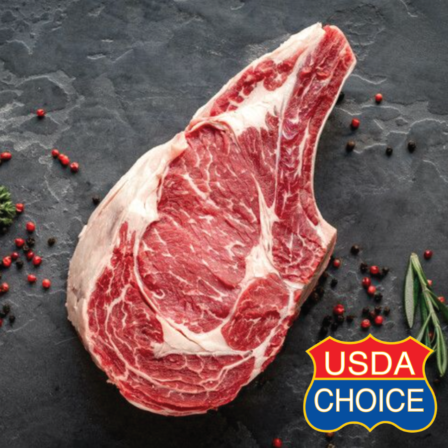 Chilled USDA Choice Bone-in Ribeye Steak – Steak King