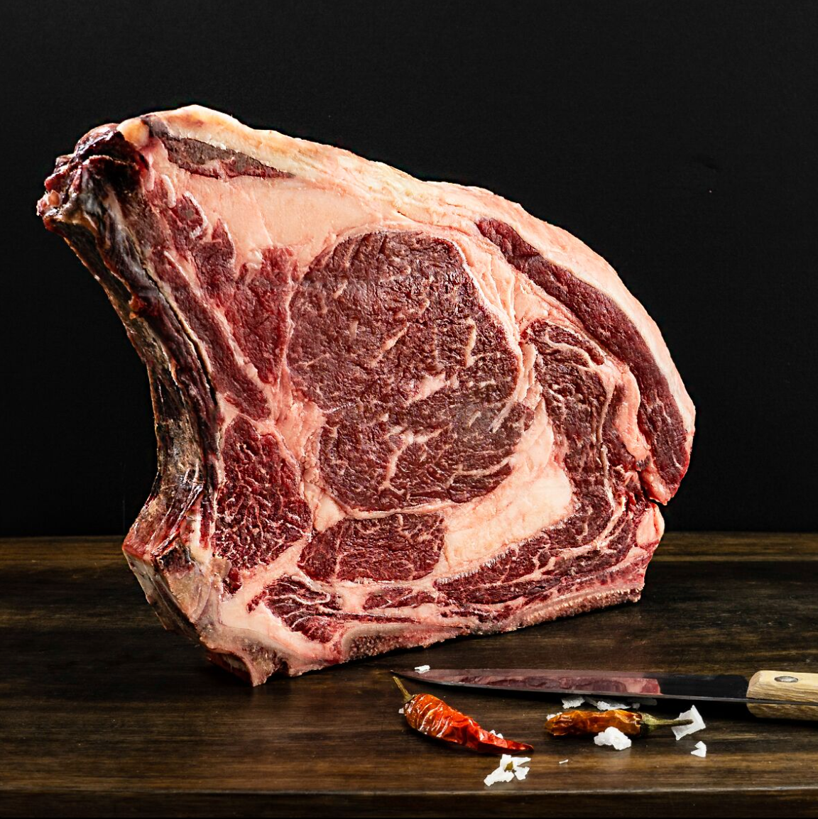 Dry Aged 35 Days Wagyu M6-7 Bone-In Ribeye 800g. – Steak King