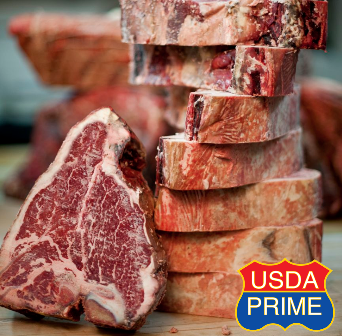 Frozen Dry Aged 45 Days USDA Prime T-Bone 1kg – Steak King