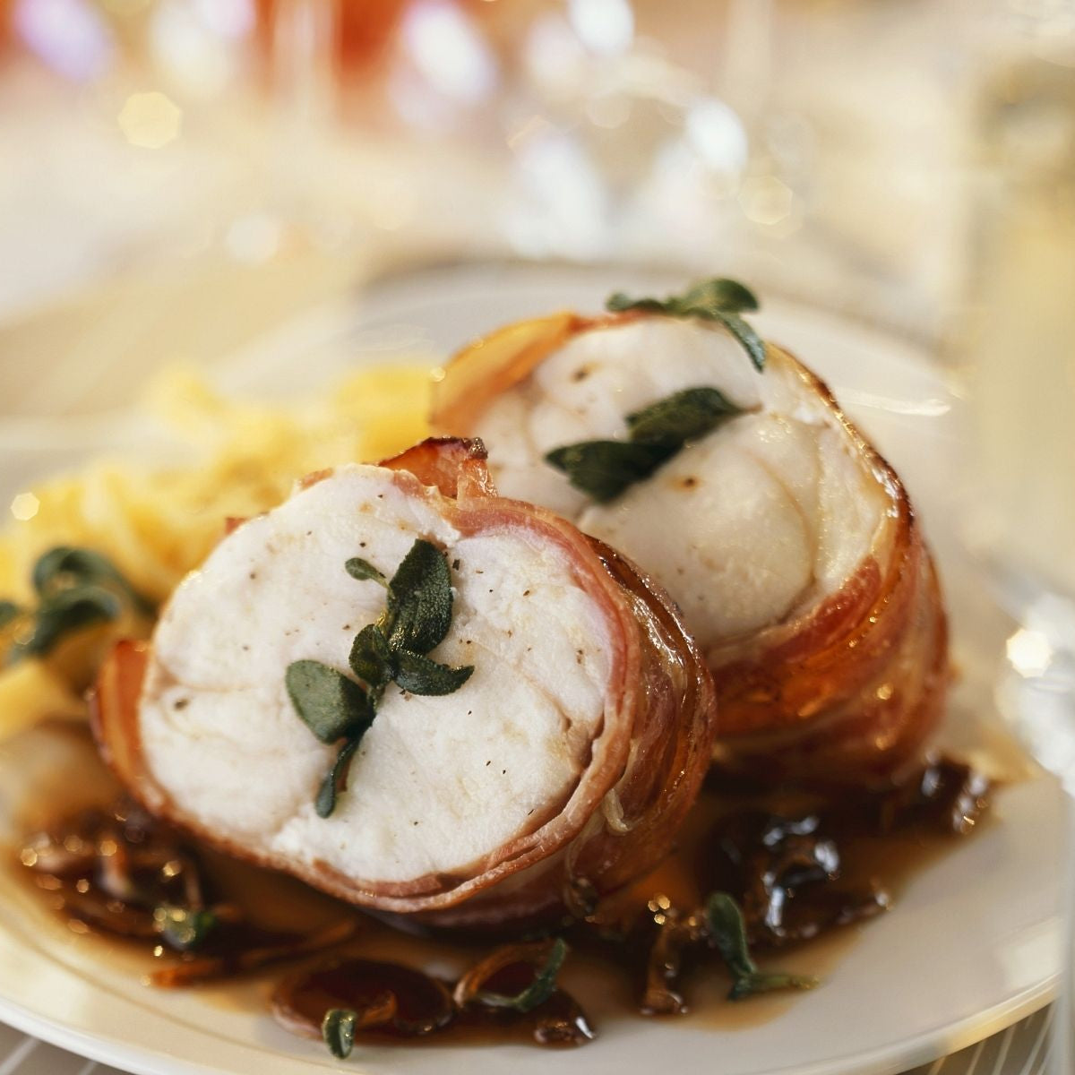 50% off - Frozen Bacon Wrapped Monkfish Medallions 1kg – Steak King