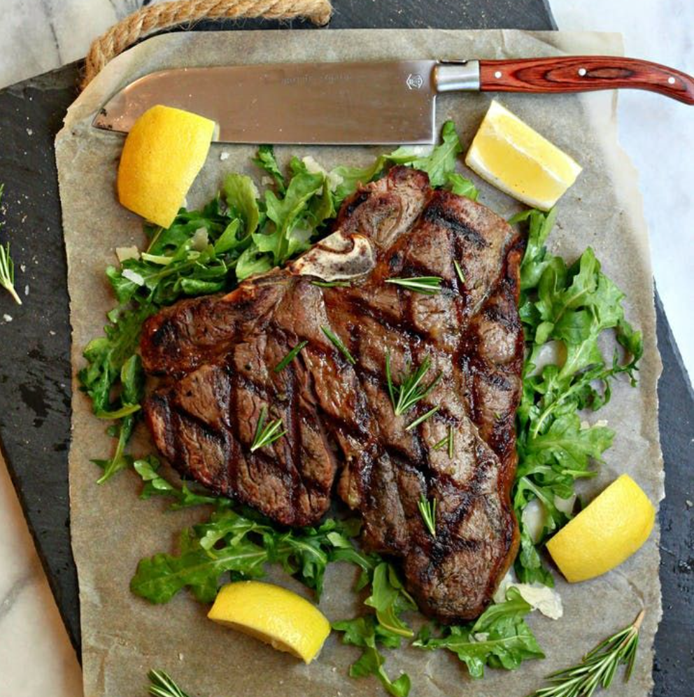 Frozen Dry Aged 45 Days USDA Prime T-Bone 1kg – Steak King